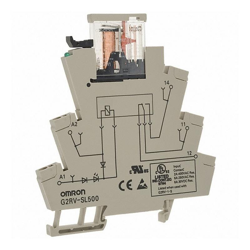 Modules et interfaces relais OMRON G2RV-SL500 AC230 - M2E Automation